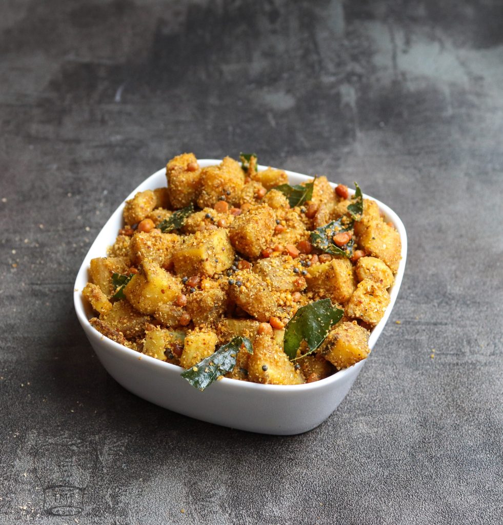 Vazhakkai Podi Curry | Raw Plantain Stir Fry | Vazhakkai Poriyal ...