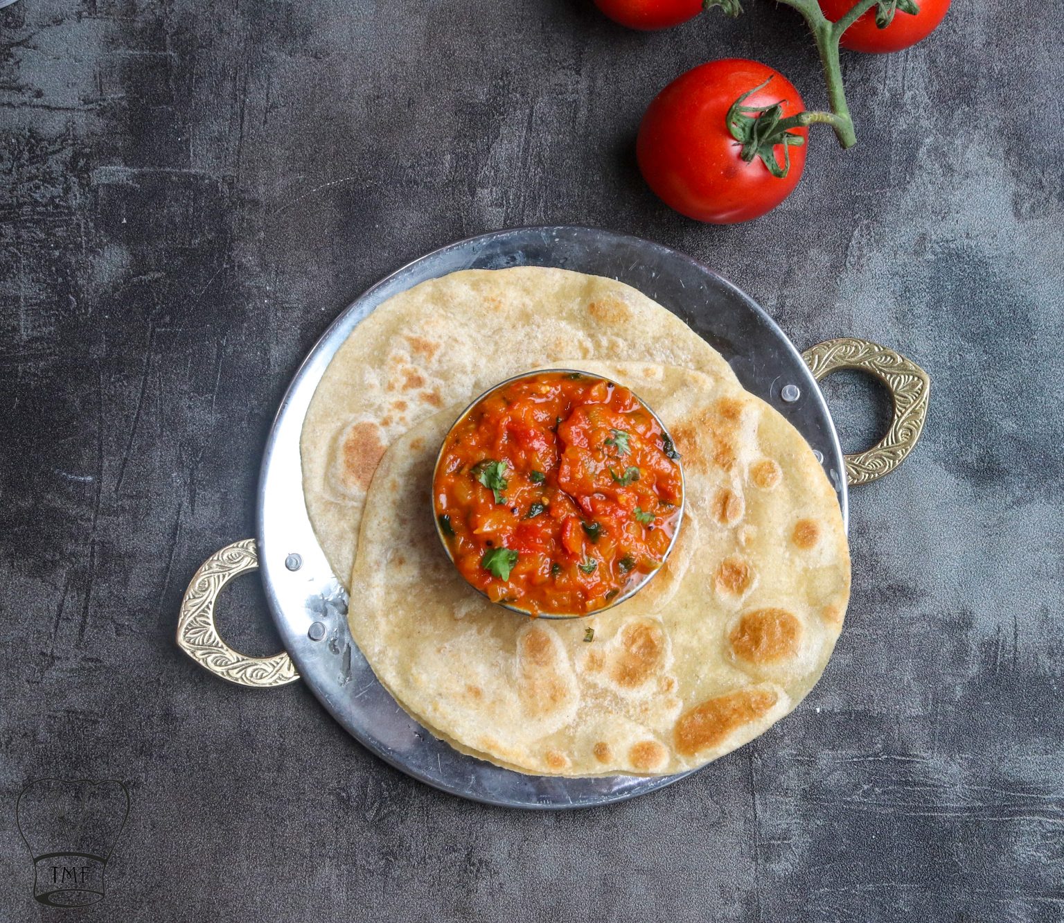 Thakkali Vengayam Thokku - pressure cooker - Traditionally Modern Food