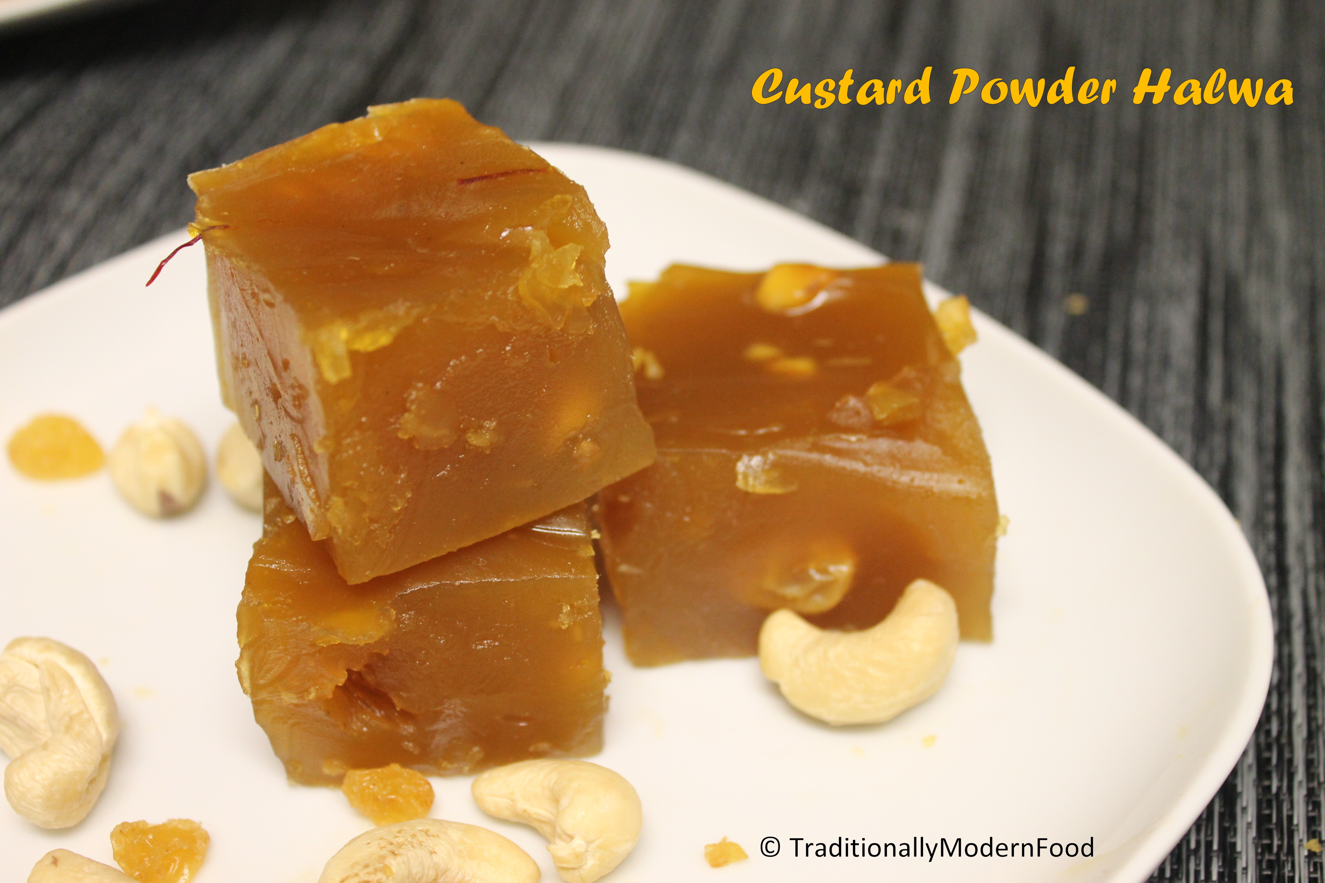 Custard Powder Halwa | How to prepare Custard halwa - Traditionally ...