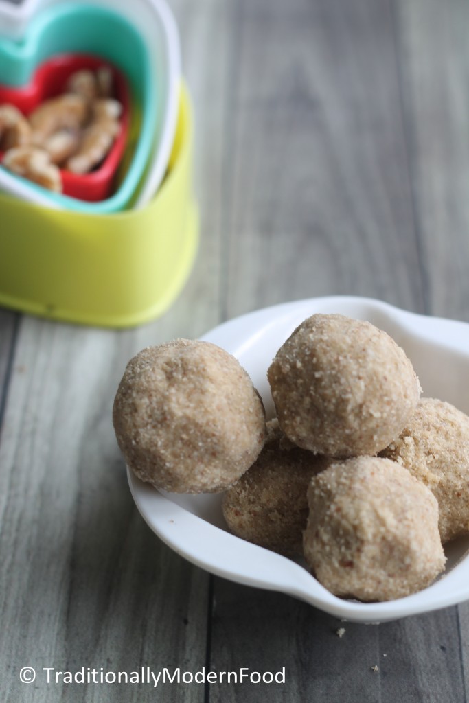 Atta Ladoo | Wheat Flour Laddu - Traditionally Modern Food