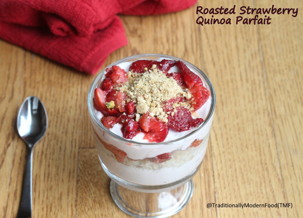 Strawberry Quinoa Parfait | Yogurt Parfait - Traditionally Modern Food