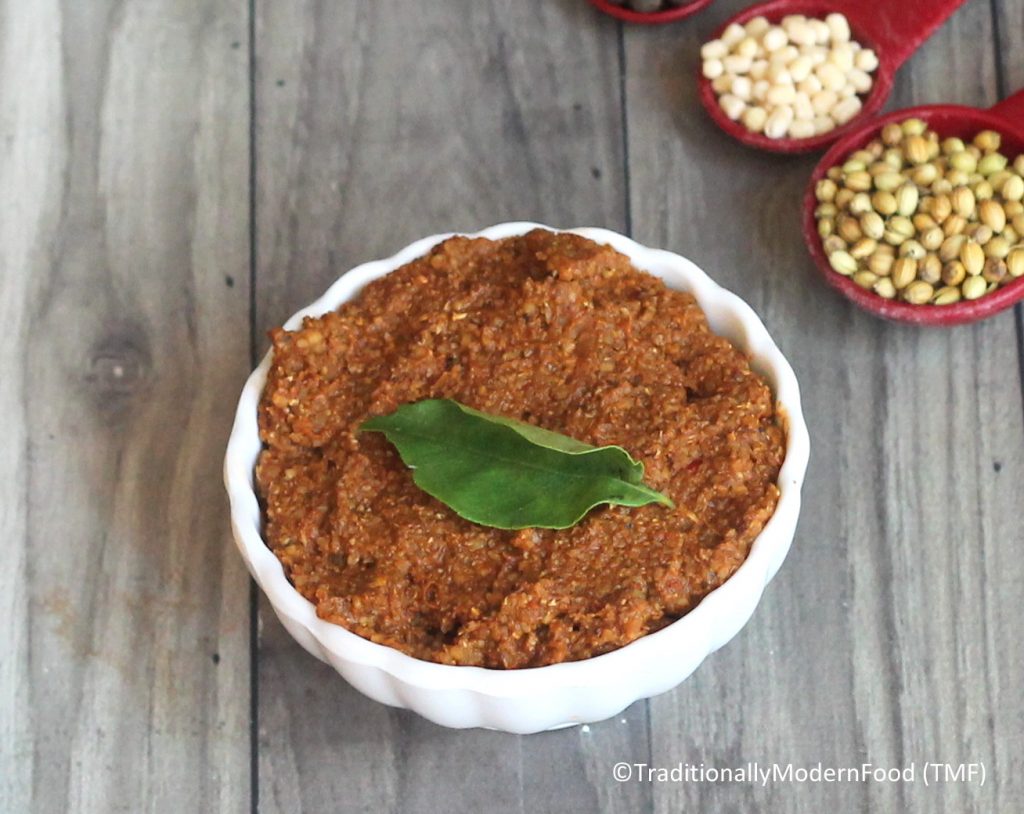 Kothamalli Vidhai Thuvaiyal | Dhaniya Thogayal - Traditionally Modern Food