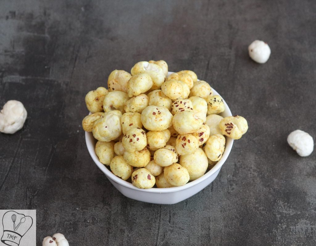 Roasted Makhana recipe- 4 flavors - Traditionally Modern Food