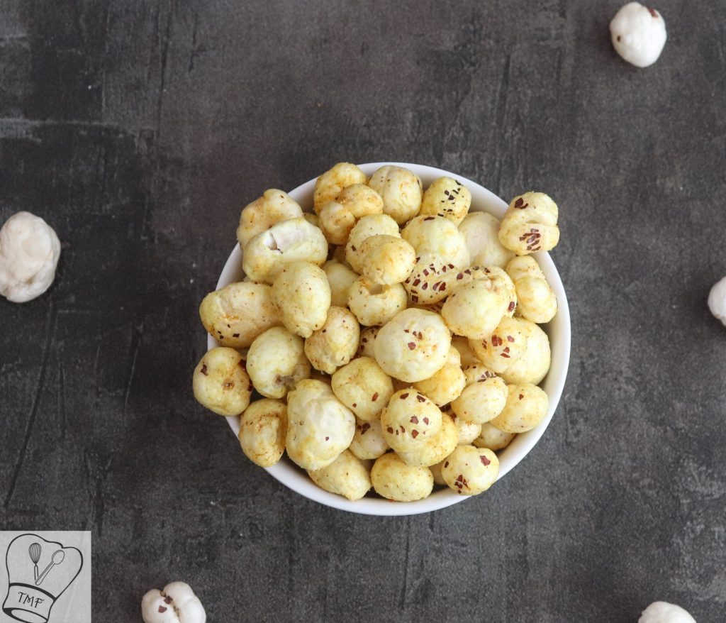 Roasted Makhana recipe- 4 flavors - Traditionally Modern Food