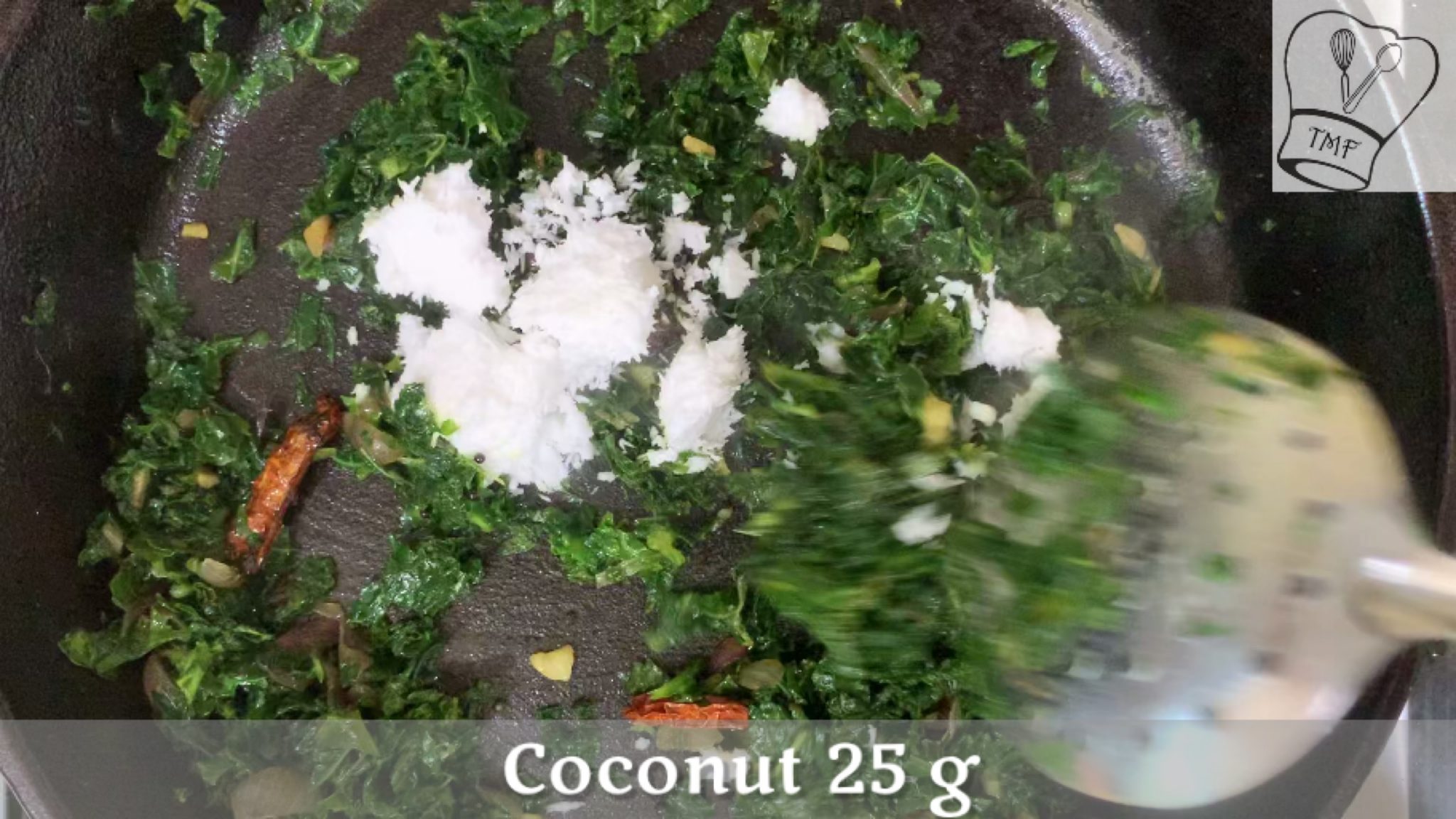 Kale Poriyal | Kale thoran - Traditionally Modern Food