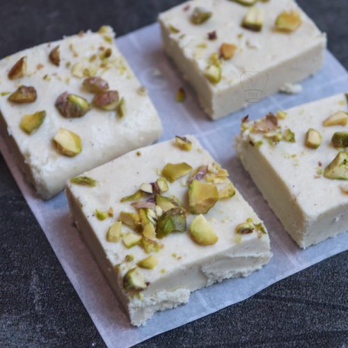 Milk powder burfi | Milk burfi - Traditionally Modern Food