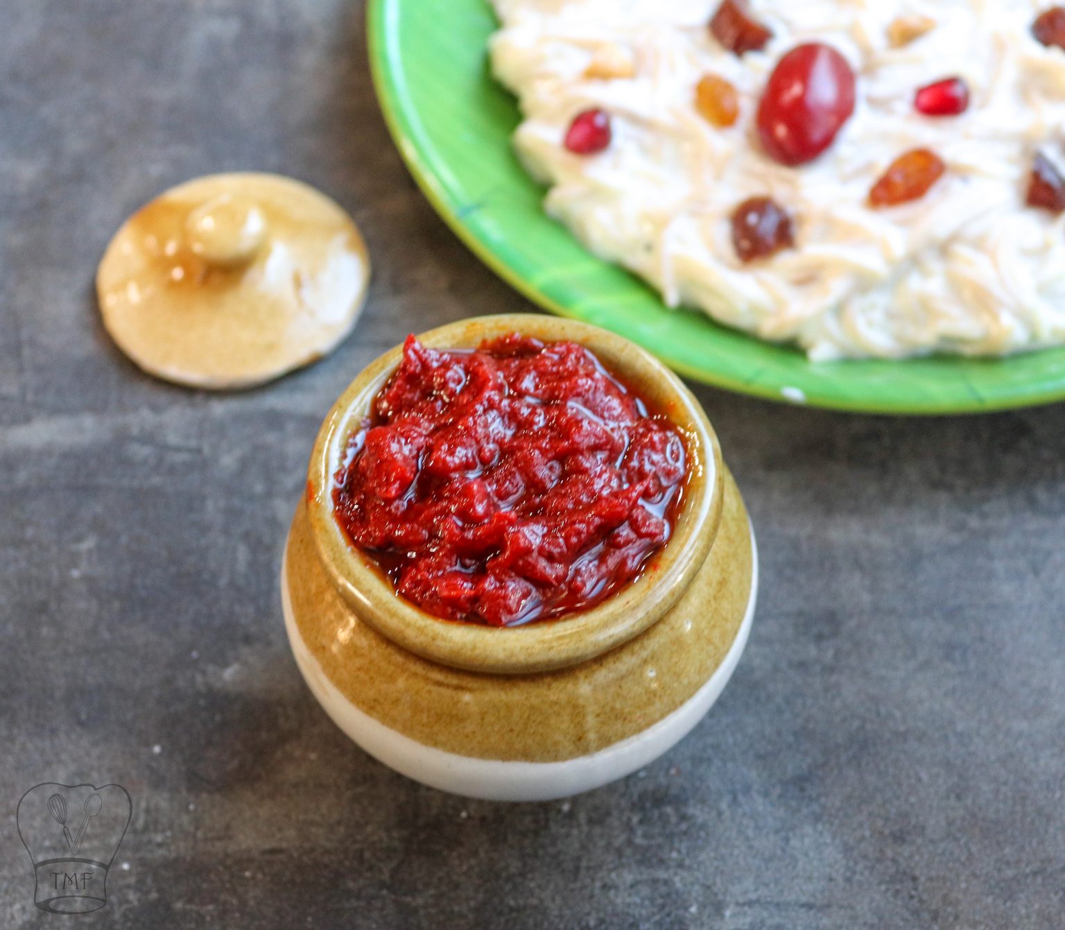 Cranberry thokku | Cranberry pickle - Traditionally Modern Food