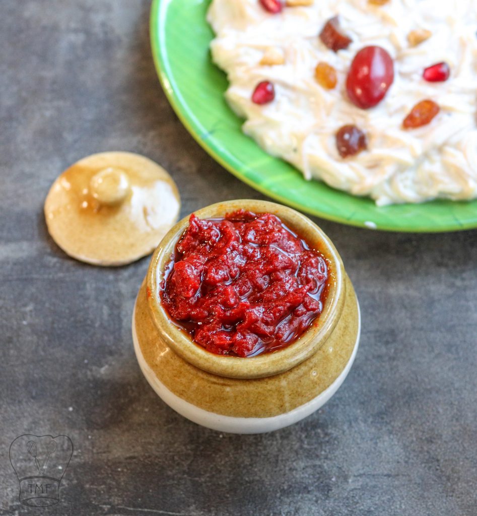 Cranberry thokku | Cranberry pickle - Traditionally Modern Food