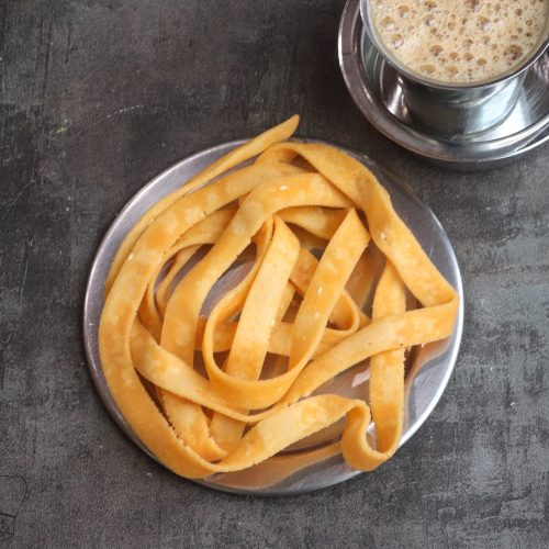 Ribbon pakoda | ribbon murukku - Traditionally Modern Food
