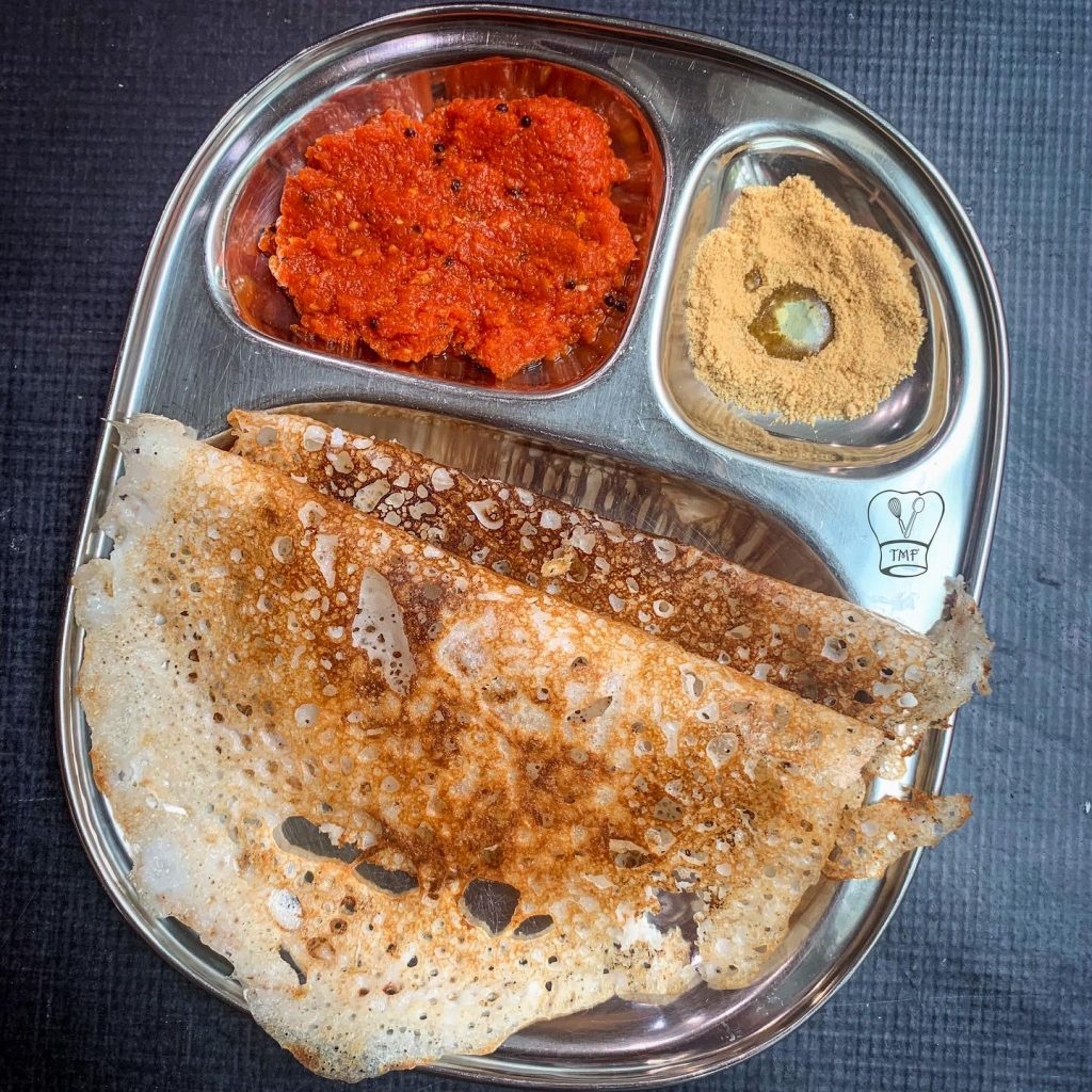 Dosai thokku podi - tiffin combo - Traditionally Modern Food