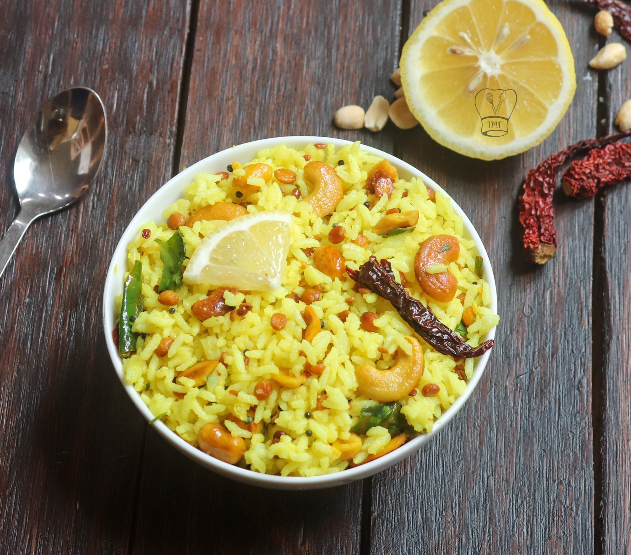 Lemon rice | how to make lemon rice - Traditionally Modern Food