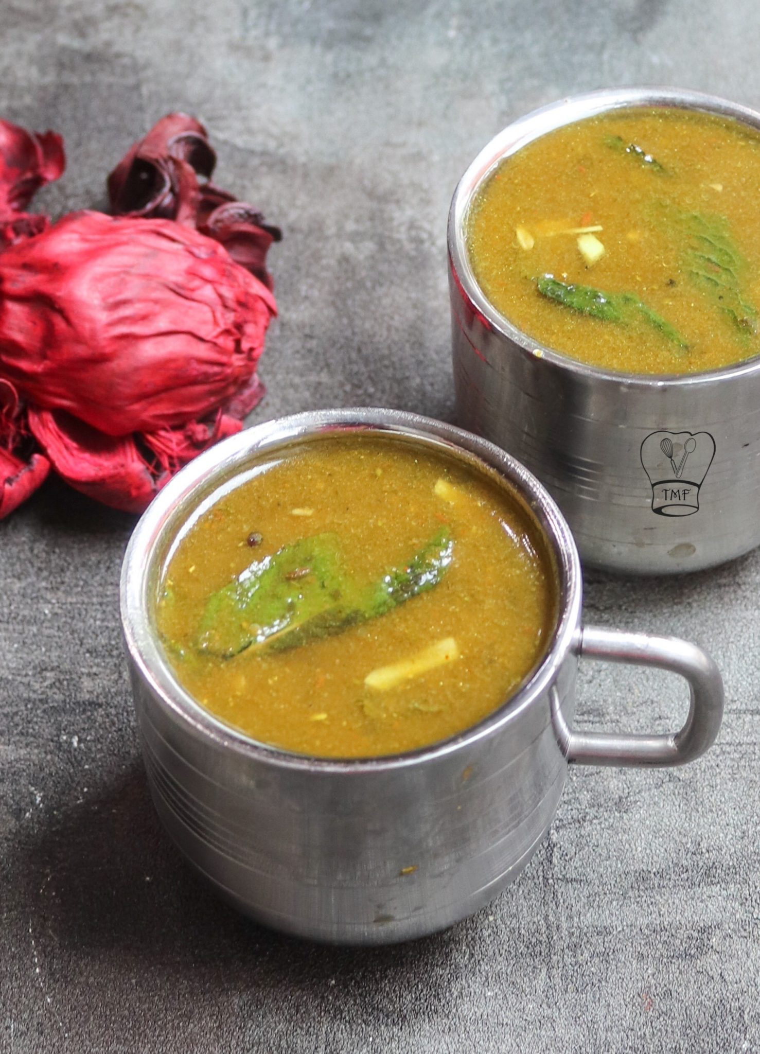 Pudhina rasam | mint rasam - Indian soup - Traditionally Modern Food