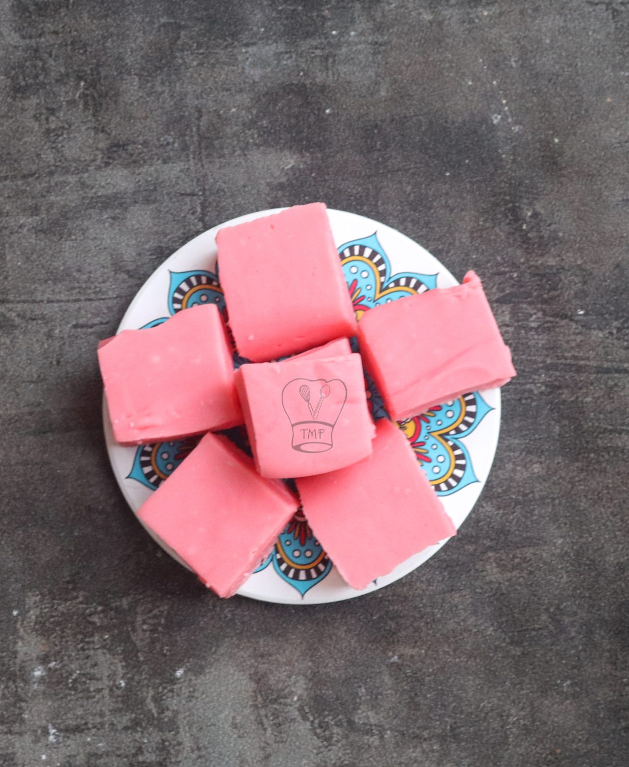 Rose milk fudge | Rose fudge - Traditionally Modern Food