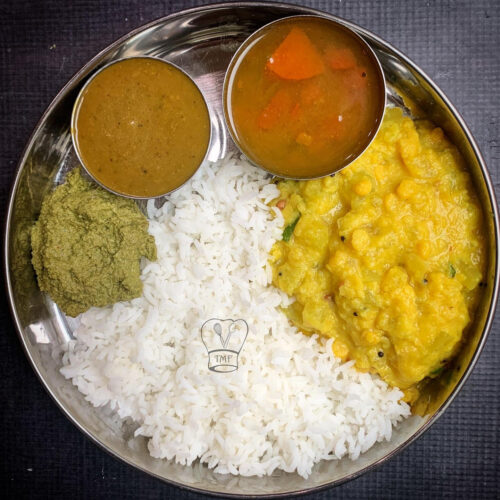South Indian lunch combo - weekday lunch - Traditionally Modern Food