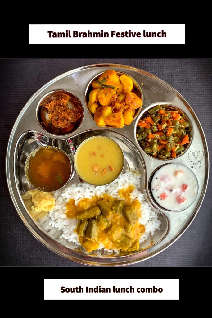 Tamil brahmin festival lunch - Traditionally Modern Food