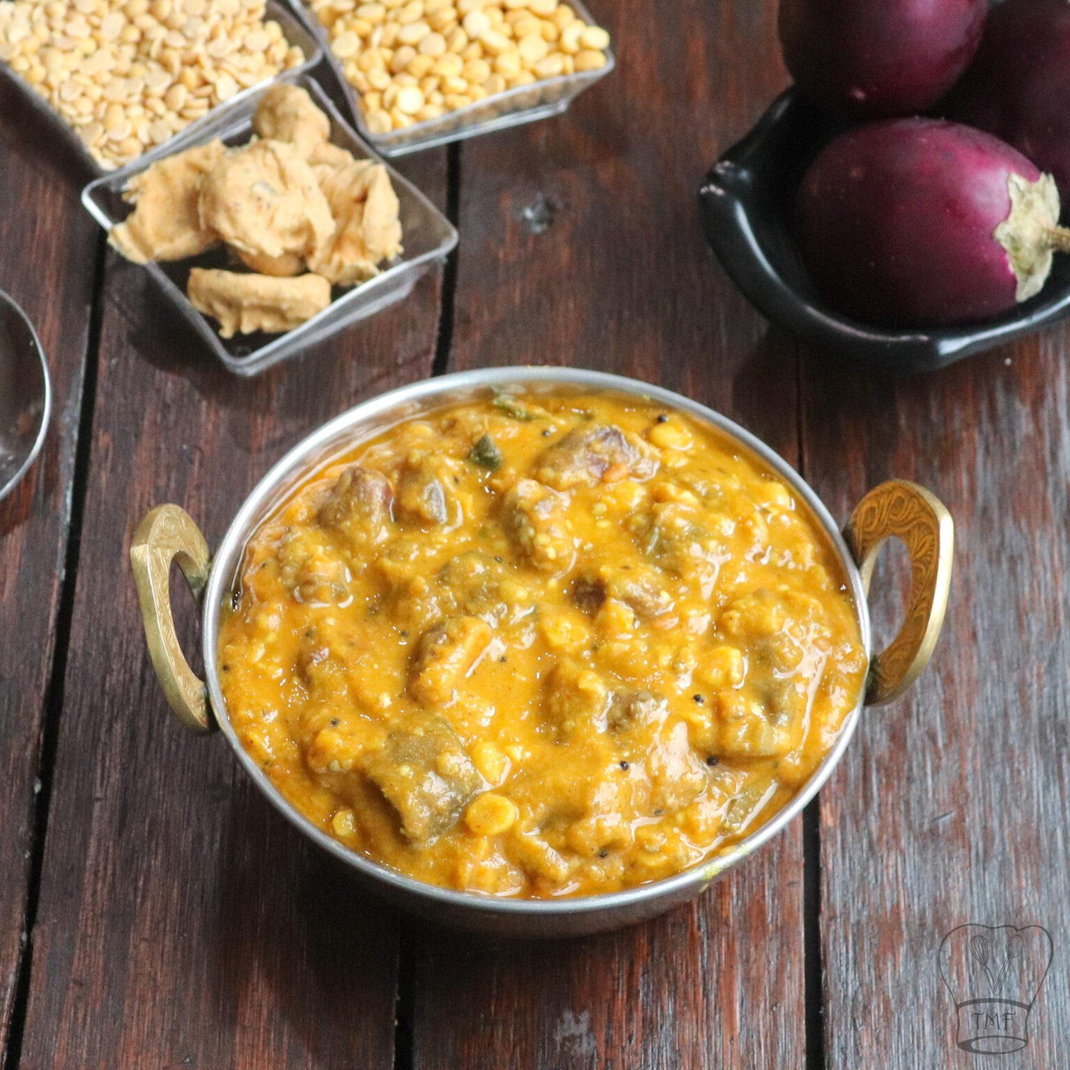 Kathirikai Kootu | Brinjal kootu - Traditionally Modern Food