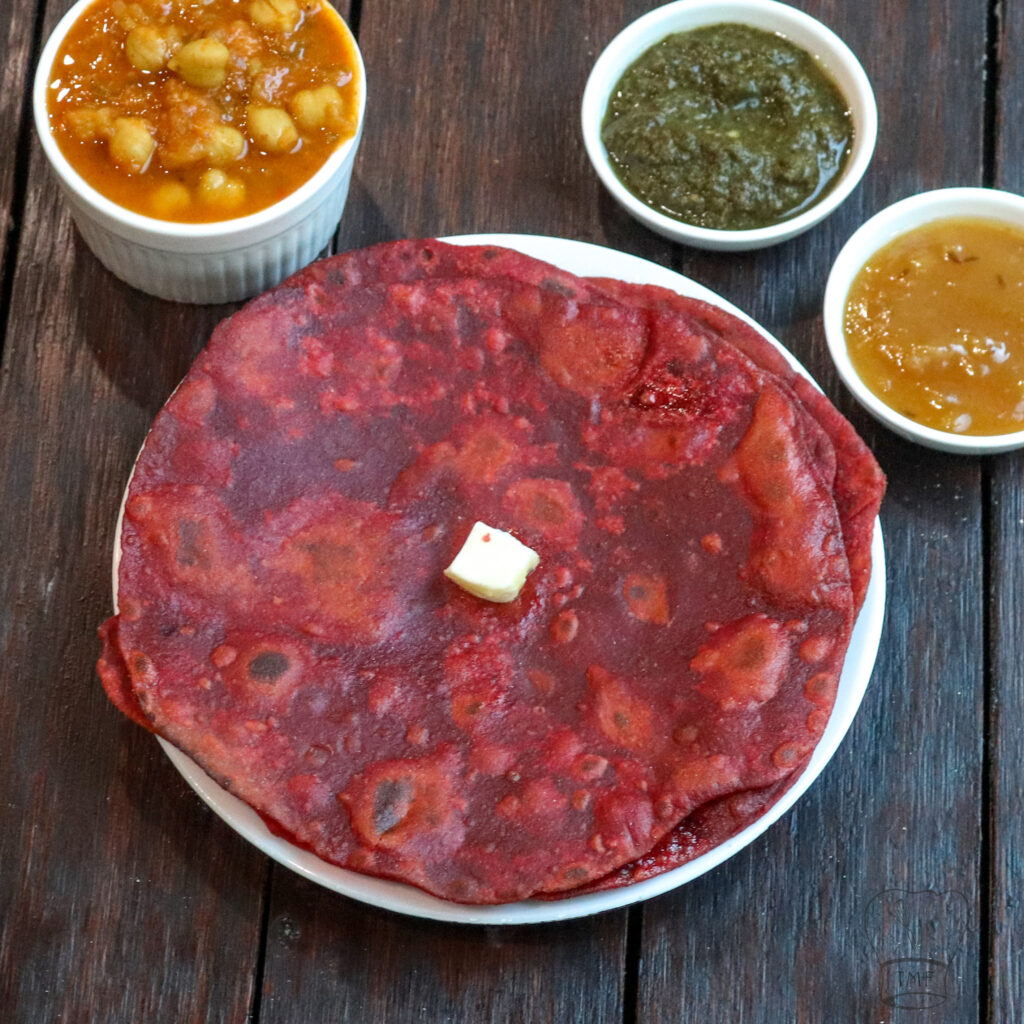 Beetroot paratha recipe | Beetroot roti - Traditionally Modern Food