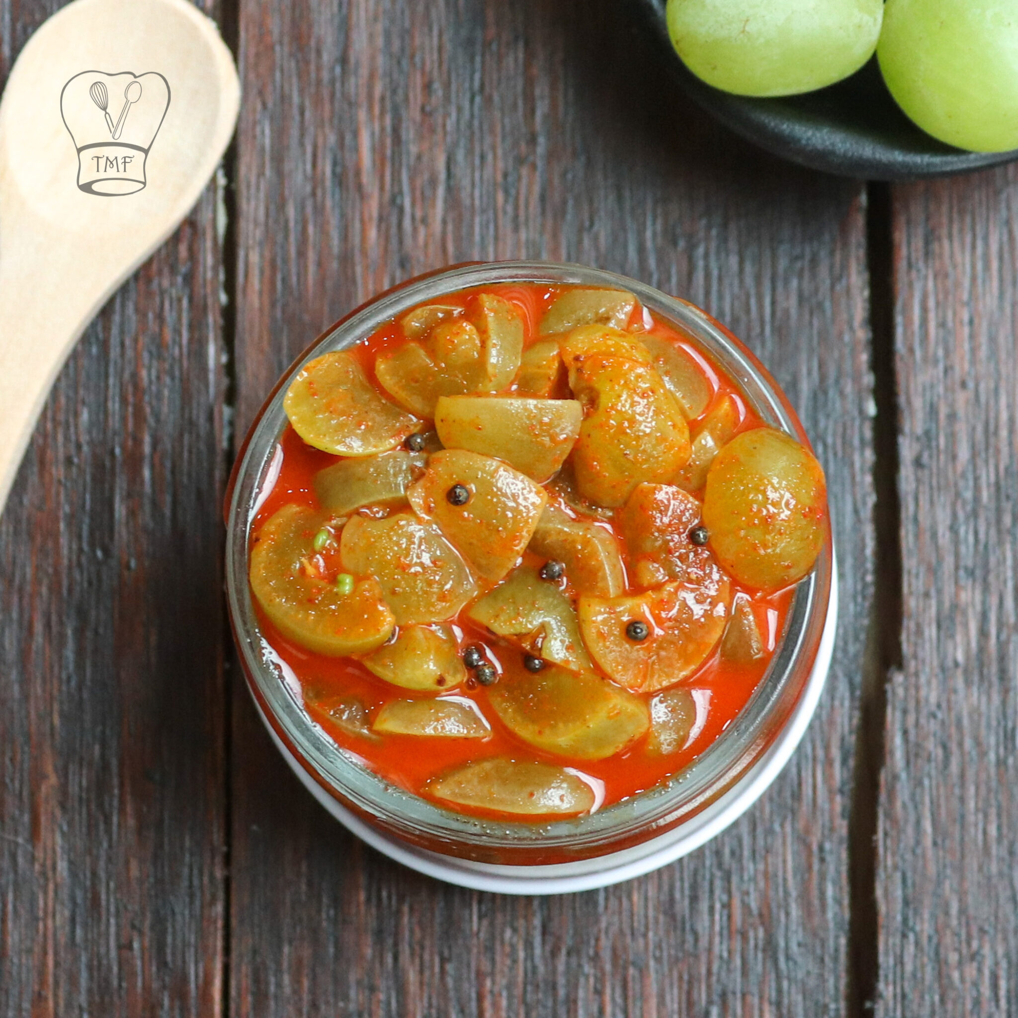 Grapes pickle | Instant Grapes Pickle - Traditionally Modern Food