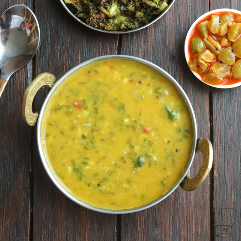 Weekday Lunch combo - Dal, pickle, fry - Traditionally Modern Food