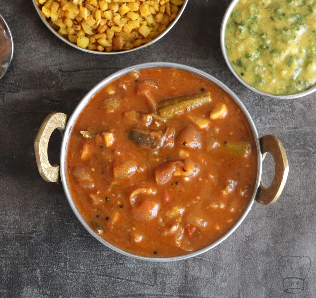 Kuzhambu kootu poriyal - lunch combo - Traditionally Modern Food