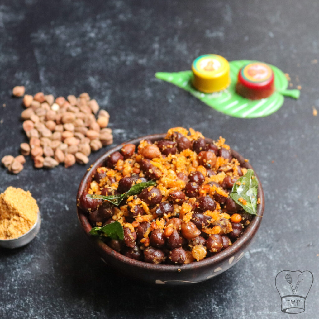 Kala chana sundal | Black chana sundal - Traditionally Modern Food