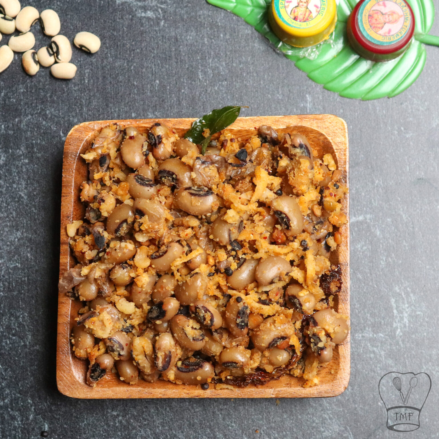 Karamani Sundal | Black-eyed peas sundal - Traditionally Modern Food