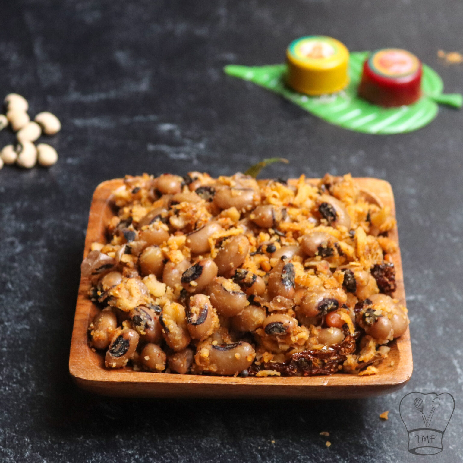 Karamani Sundal | Black-eyed peas sundal - Traditionally Modern Food