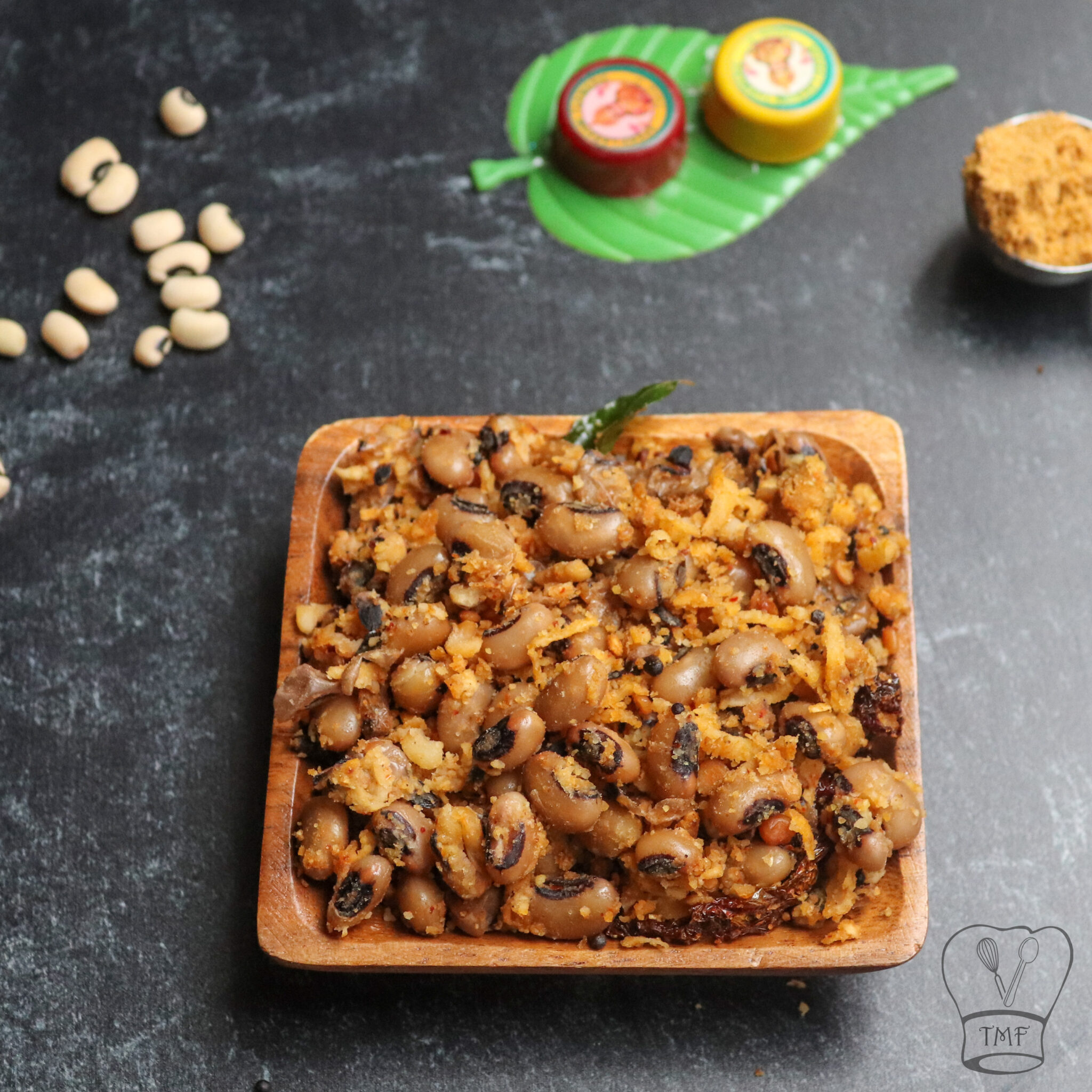 Karamani Sundal | Black-eyed peas sundal - Traditionally Modern Food