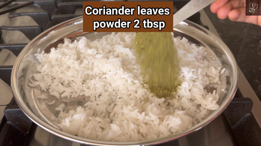 Kothamalli sadam | Coriander rice - Traditionally Modern Food