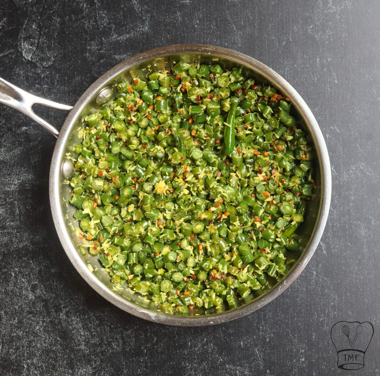Beans poriyal | Green beans with coconut - Traditionally Modern Food