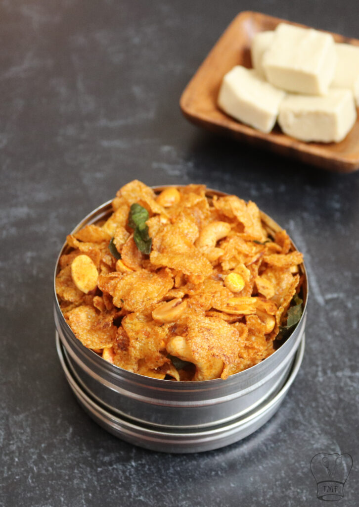 Cornflakes mixture recipe | Cornflakes chivda - Traditionally Modern Food