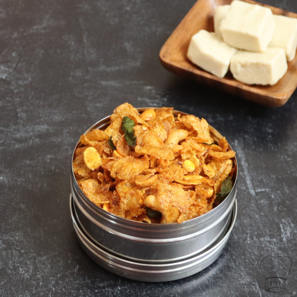 Cornflakes mixture recipe | Cornflakes chivda - Traditionally Modern Food