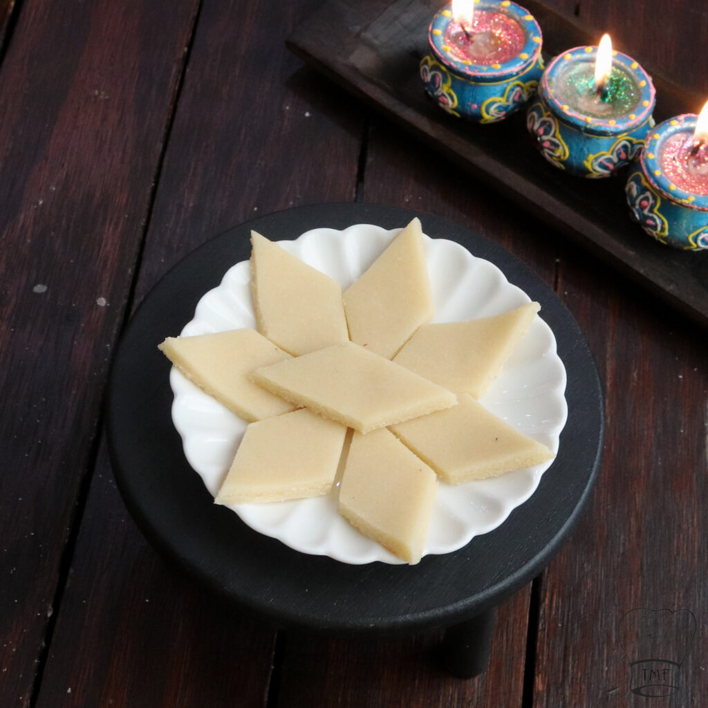 No cook Almond Katli | Almond katli - Traditionally Modern Food