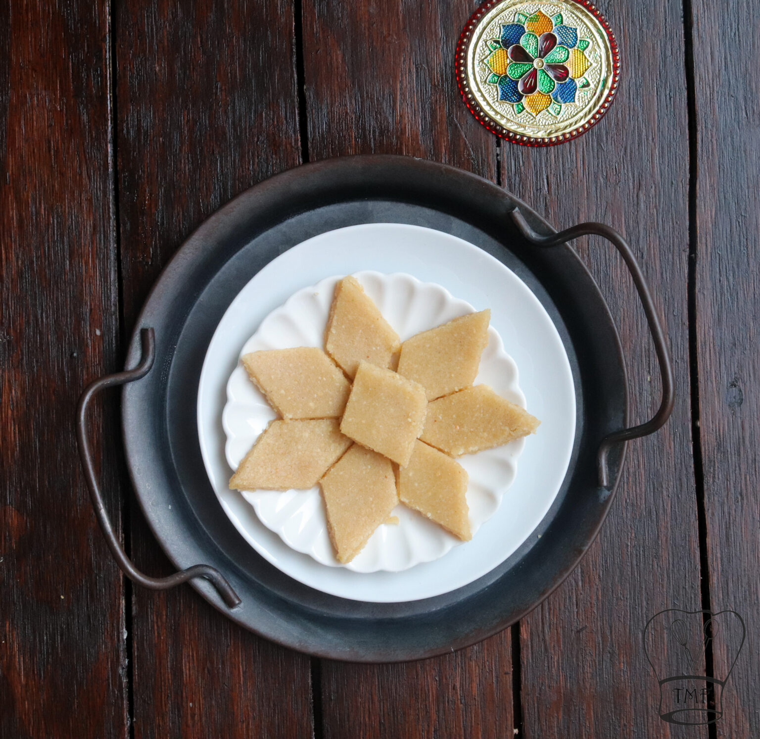 Peanut katli | No cook Peanut katli - Traditionally Modern Food