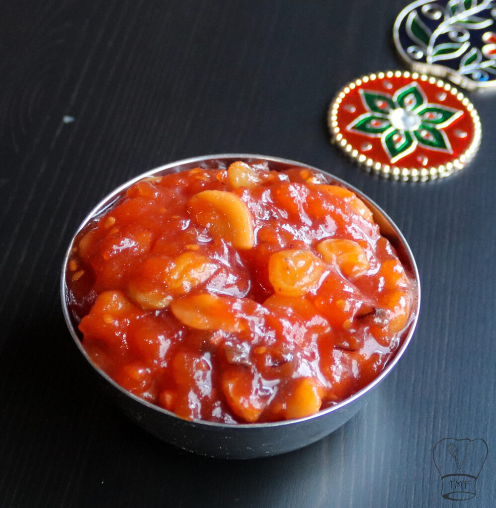 Thakkali sweet pachadi | Tomato sweet pachadi - Traditionally Modern Food