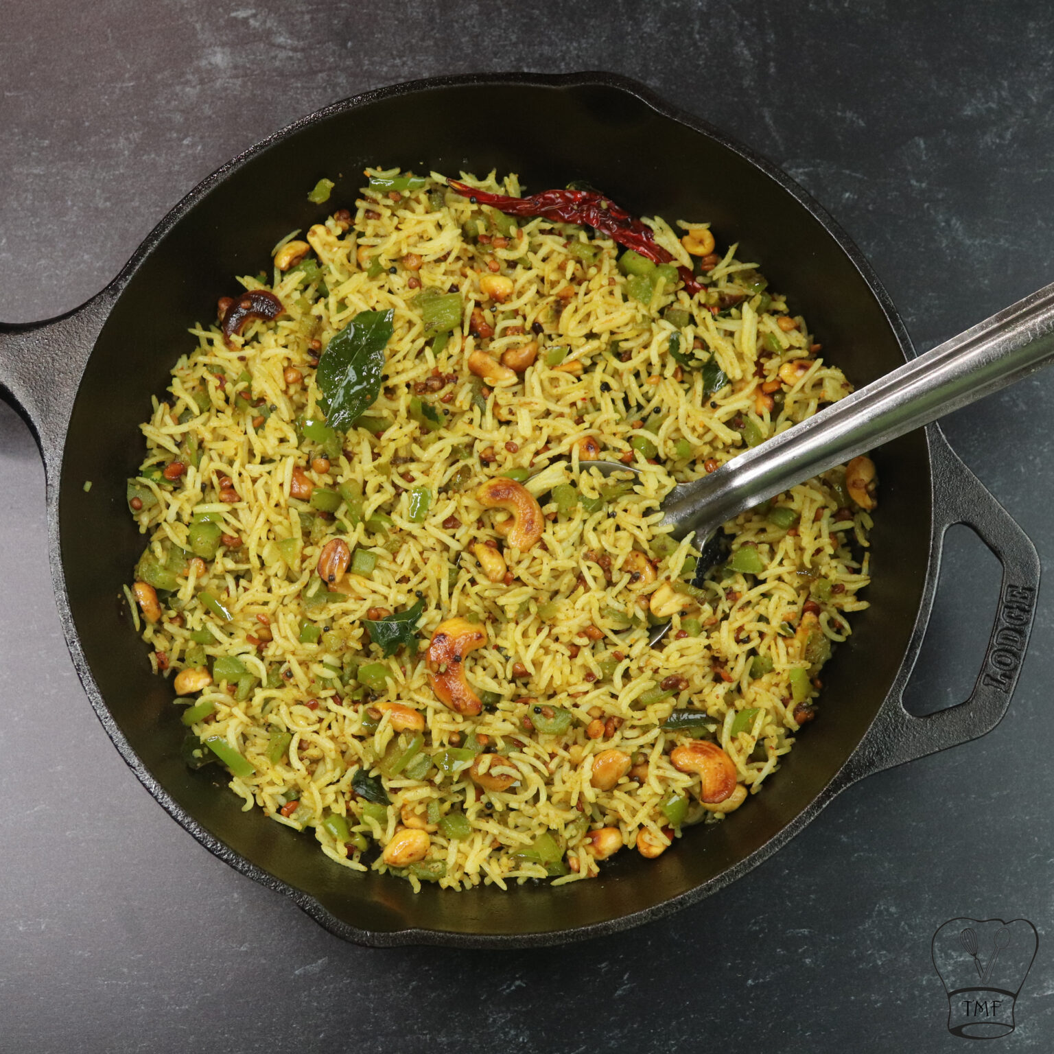 Capsicum rice | bell pepper rice - Traditionally Modern Food
