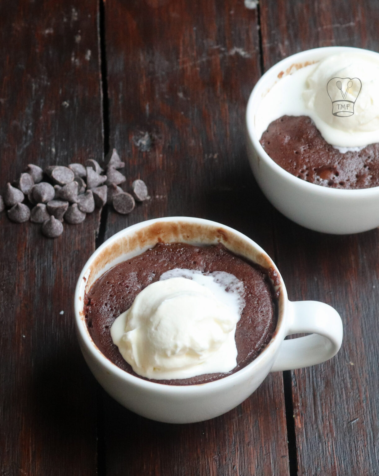 Eggless Chocolate Mug cake recipe - Traditionally Modern Food