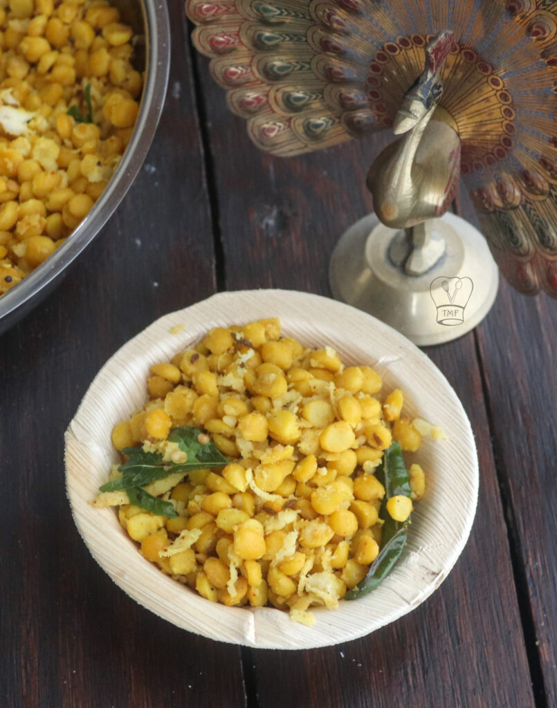 Kadalai paruppu Sundal | Chana dal Sundal - Traditionally Modern Food