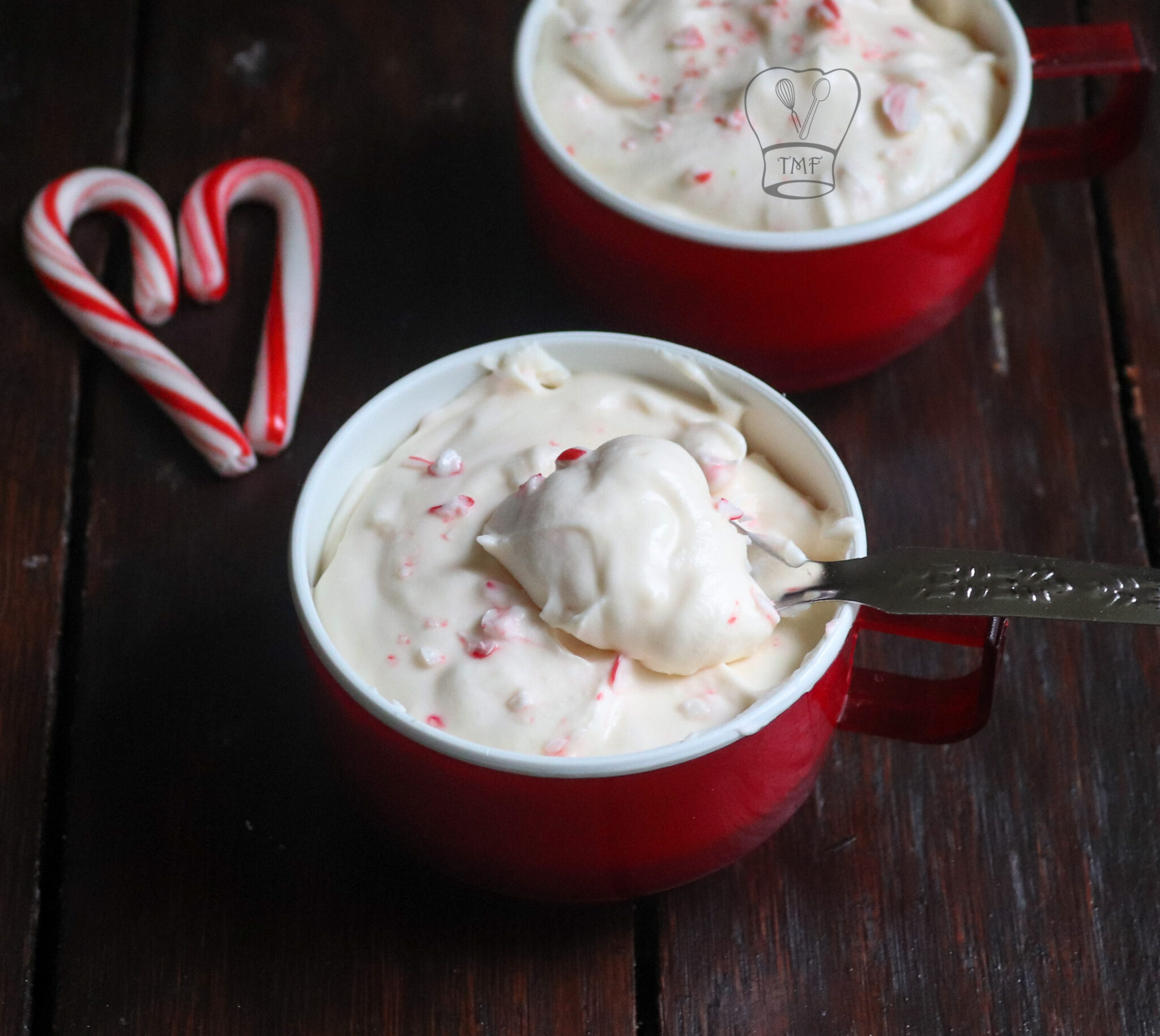 White chocolate Peppermint Mousse | - Traditionally Modern Food