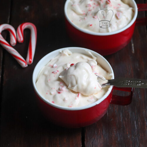 White chocolate Peppermint Mousse | - Traditionally Modern Food