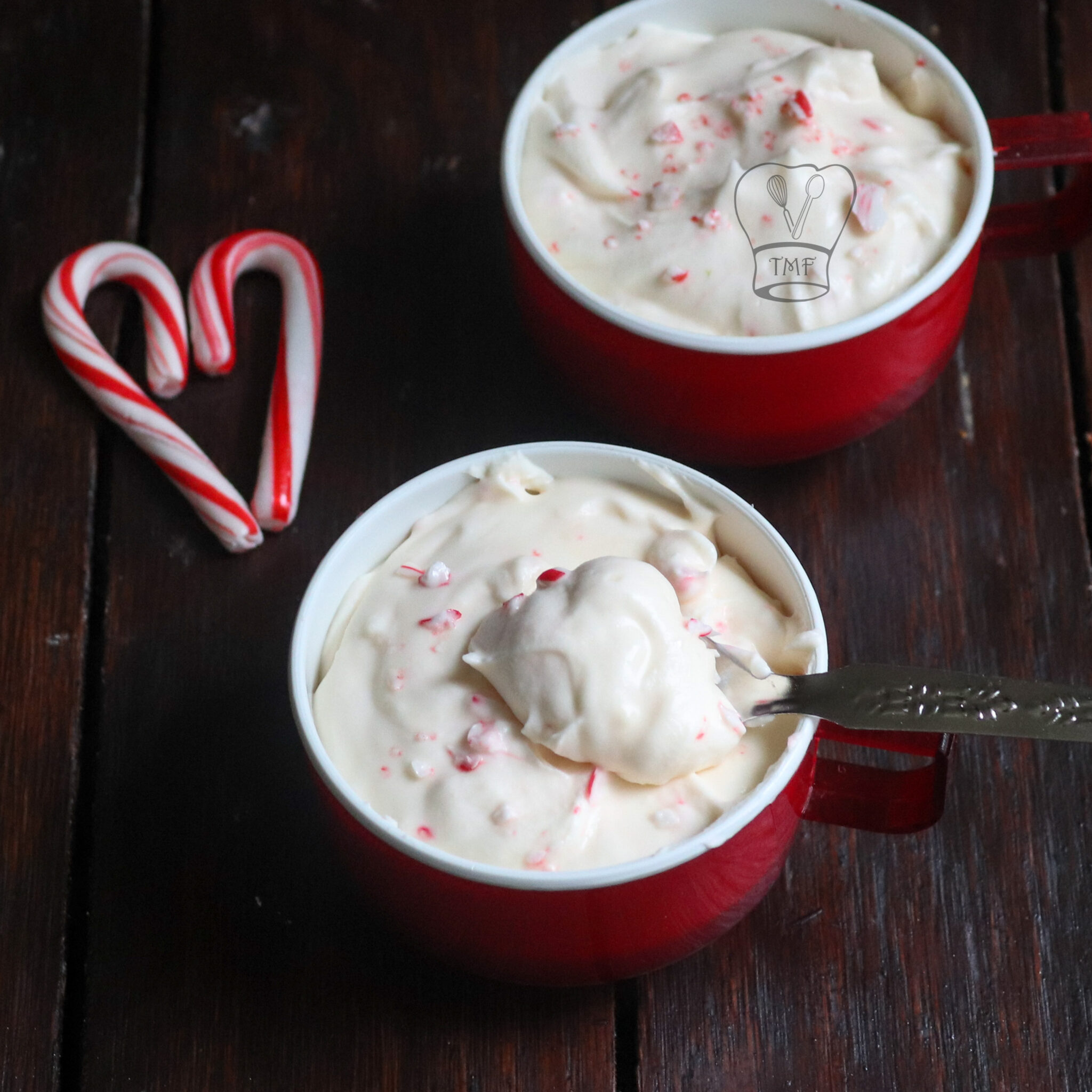 White chocolate Peppermint Mousse | - Traditionally Modern Food