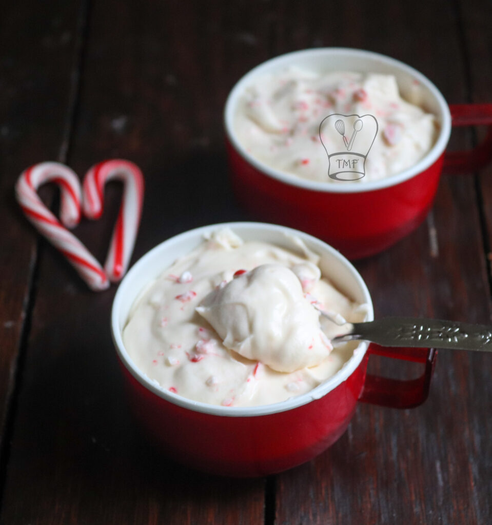 White chocolate Peppermint Mousse | - Traditionally Modern Food