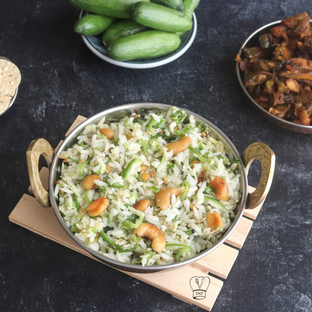 Cucumber rice | Vellarikka sadam - Traditionally Modern Food