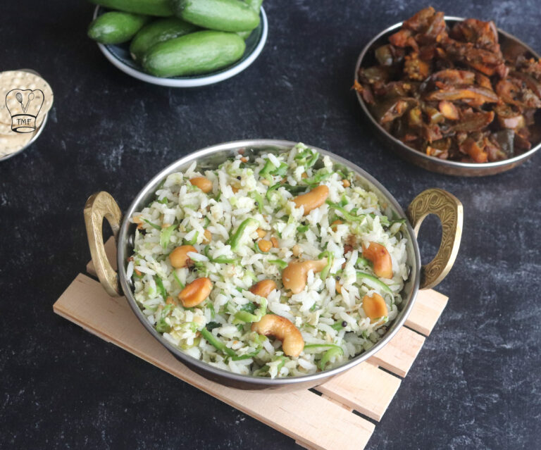 Cucumber rice | Vellarikka sadam - Traditionally Modern Food