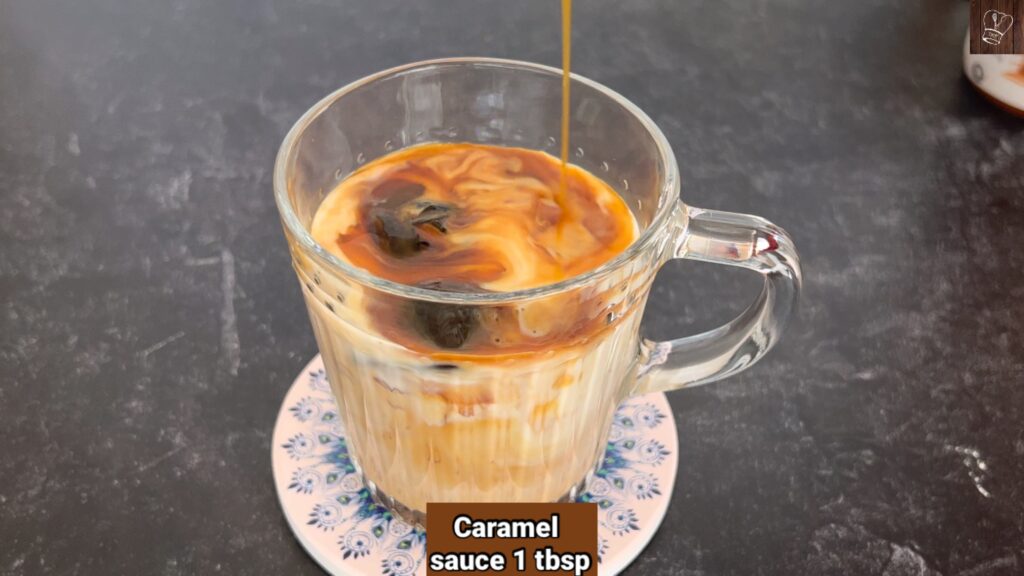 Iced Caramel Macchiato - Traditionally Modern Food