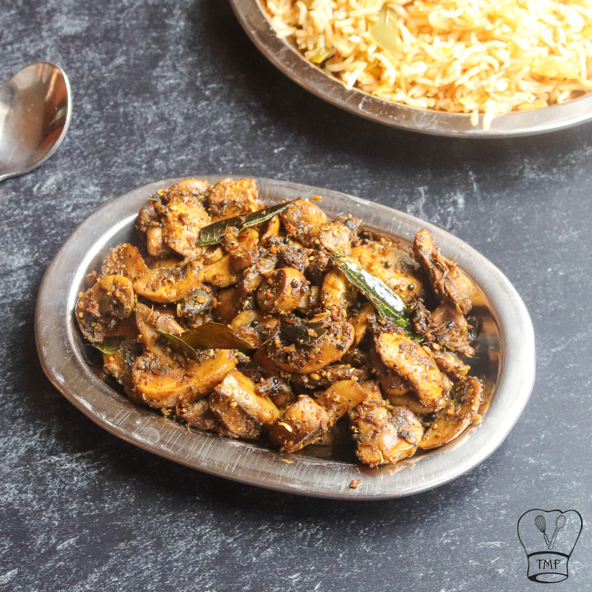 Mushroom Pepper Fry | Kalan Milagu Varuval - Traditionally Modern Food