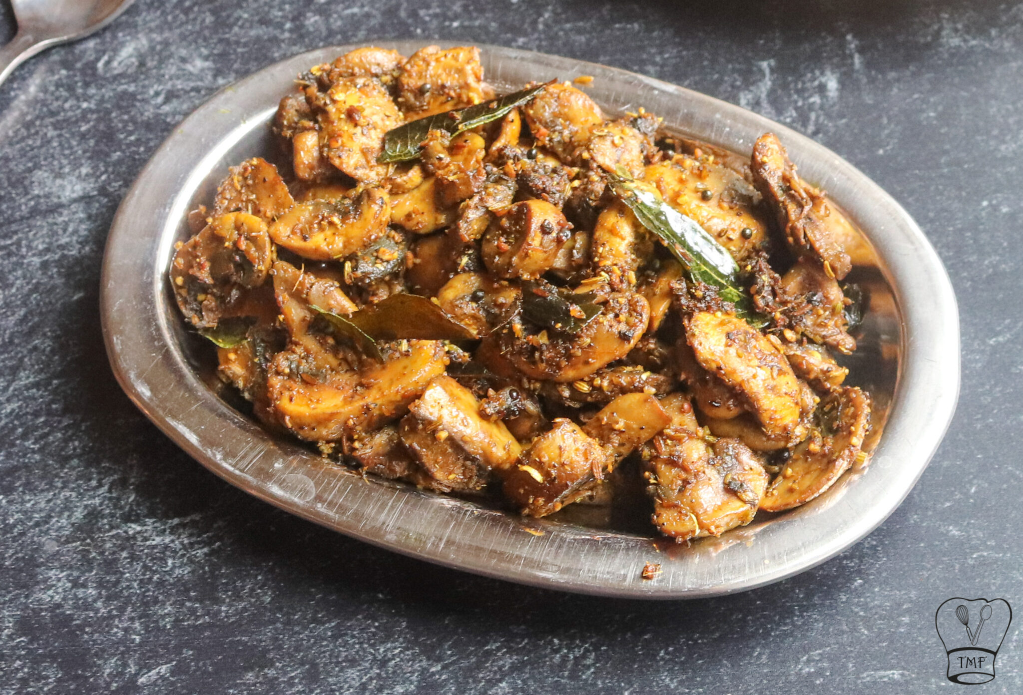 Mushroom Pepper Fry | Kalan Milagu Varuval - Traditionally Modern Food