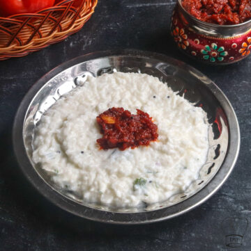 Tomato pickle | Thakkali oorugai - Traditionally Modern Food