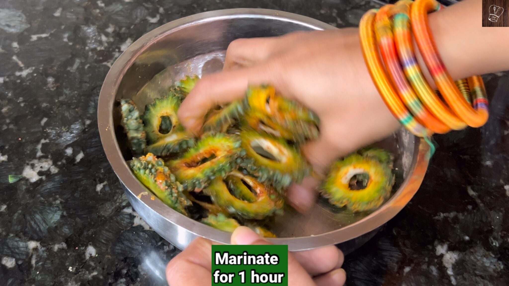 Bitter gourd fry | Pavakka fry kerala style - Traditionally Modern Food