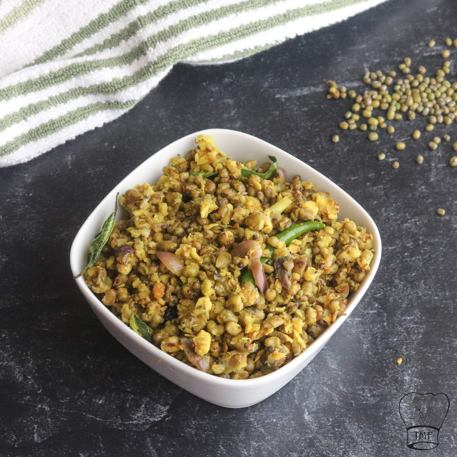 Cherupayar thoran | Pacha payaru thoran - Traditionally Modern Food